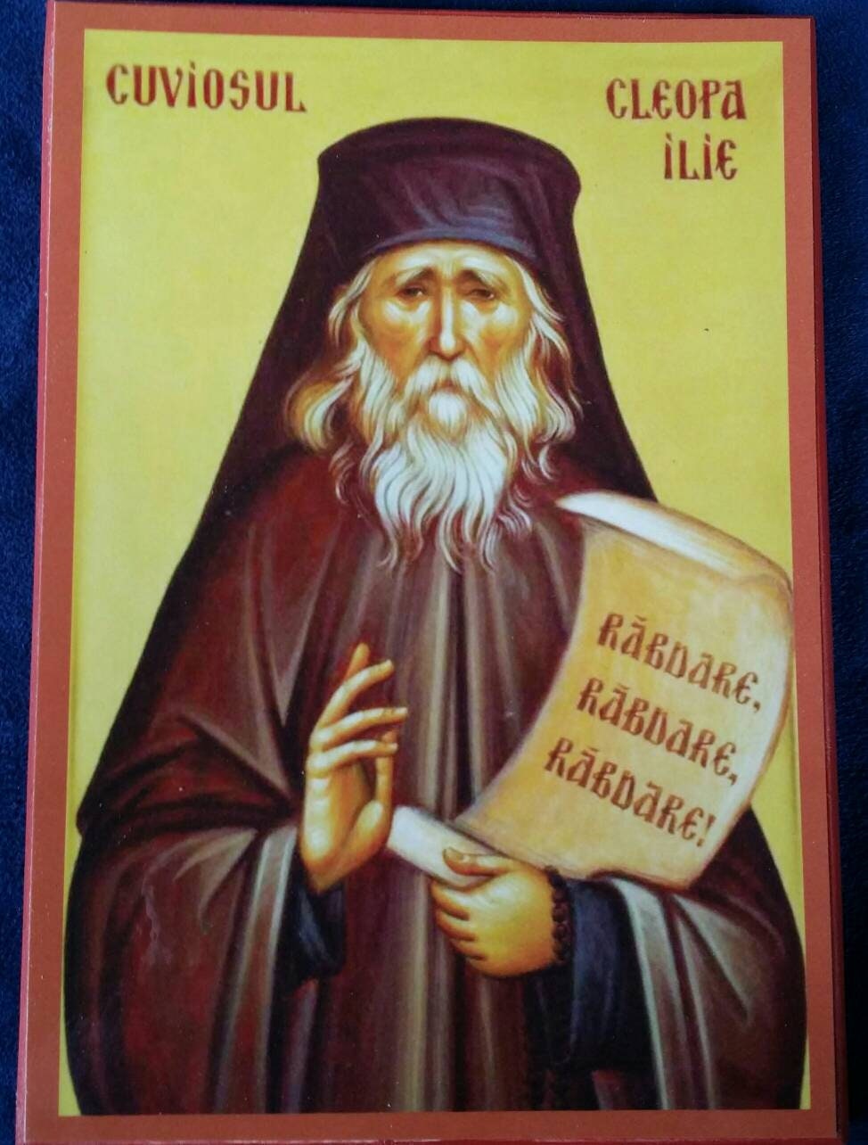 ICON of Blessed Elder Cleopa of Romania – ORTHOCELTS