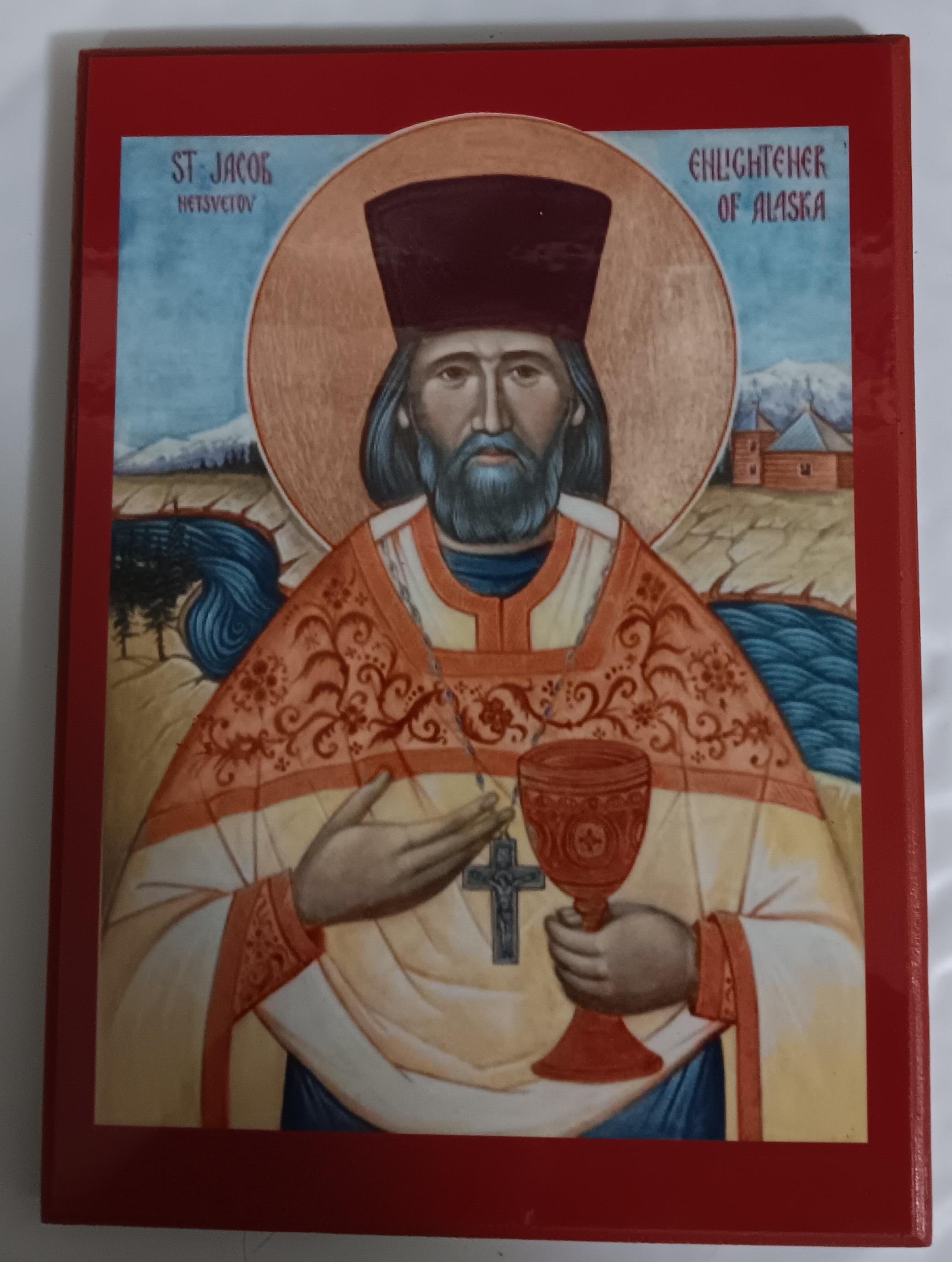 Orthodox icon of St. Jacob of Alaska – ORTHOCELTS